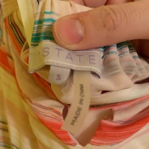 1. State | Dresses | State Stripe Halter Dress | Poshmark